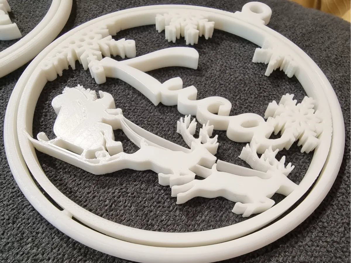 Christmas ornament with Luca's name by TiStampo3d MakerWorld: Download Free 3D Models