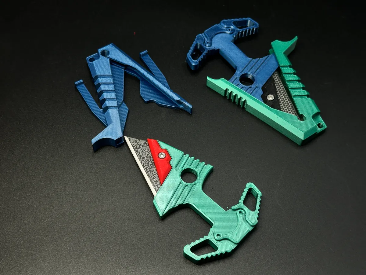 Tactical Push Dagger-Style Utility Knife (MOLLE) by Trent Studio ...