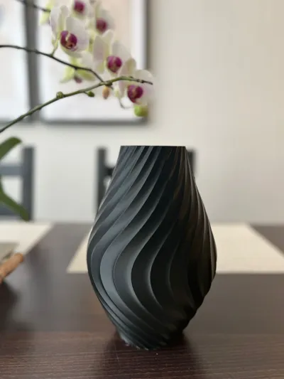 Wavy U-shaped Vase by equi - MakerWorld