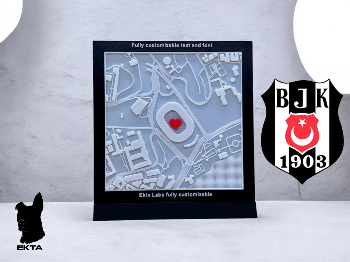 Beşiktaş Tüpraş Stadium Tribute - MTMH - Free 3D Print Model - MakerWorld