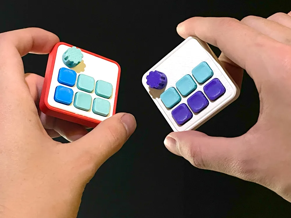 Button click- Fidget toy - customizable by Sivar Studios MakerWorld ...