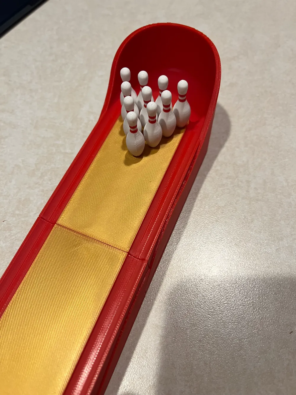 Crude Pinsetter for Desktop Bowling Game by BigLeBouska - MakerWorld