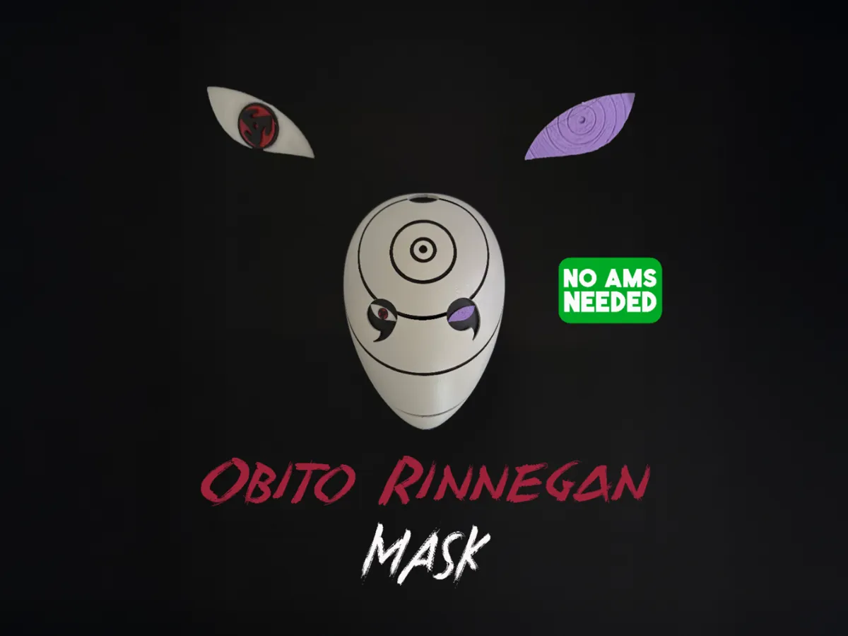 Máscara Obito Rinnegan - Cosplay de Naruto - Modelo gratuito para ...