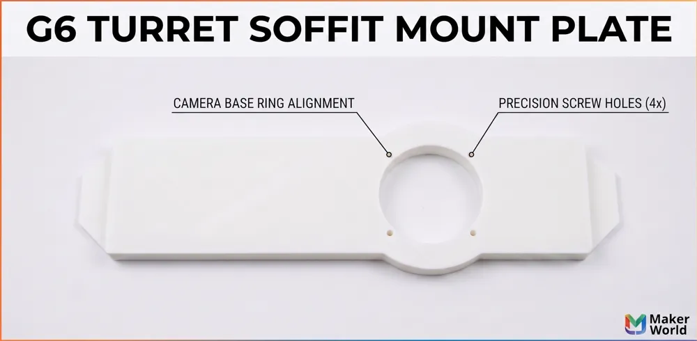 Unifi G5 & G6 Turret and Bullet Soffit Mount - Free 3D Print Model ...