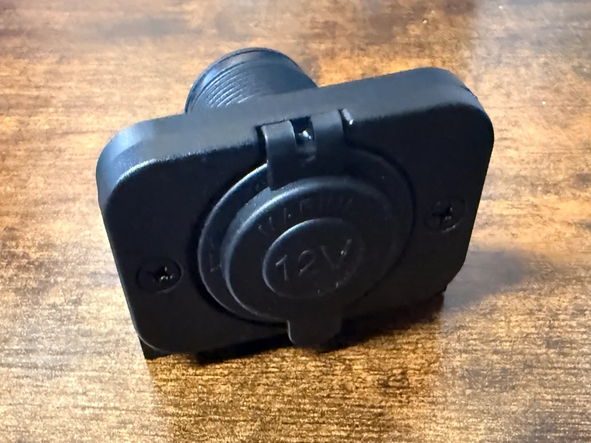 DC Power Port Mount - Free 3D Print Model - MakerWorld