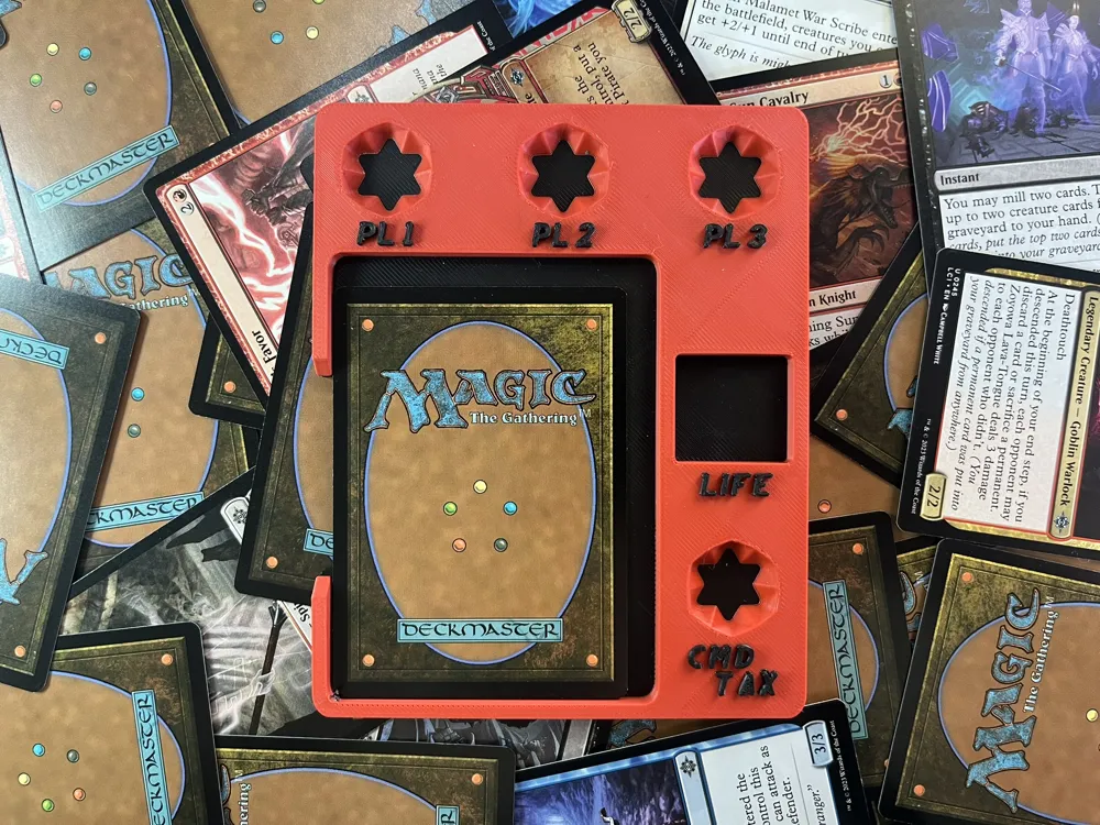 MTG Commander Tray - Free 3D Print Model - MakerWorld