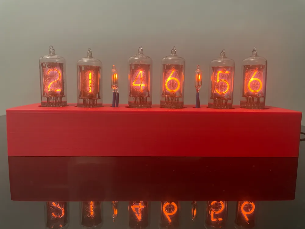 Nixie Clock IN14 by robertrayner85 - MakerWorld