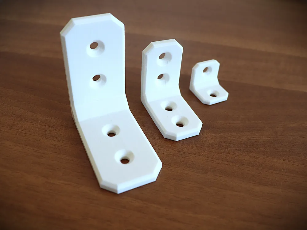 Universal Bracket Set – Flat Corner, L & 45° - Free 3D Print Model ...