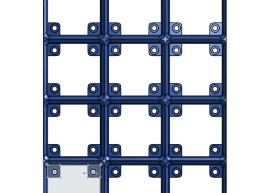 Gridfinity Baseplate 4x3 with magnet holes by Madness3D - MakerWorld