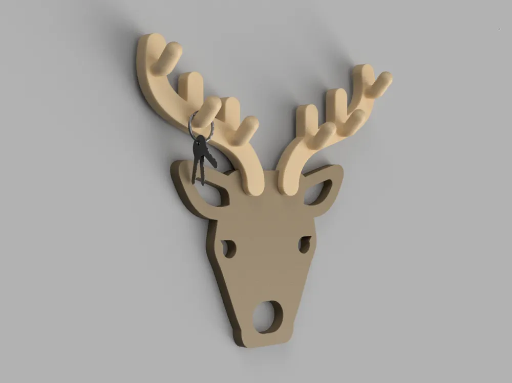 Deer Keys Hanger by Mako3Design - MakerWorld