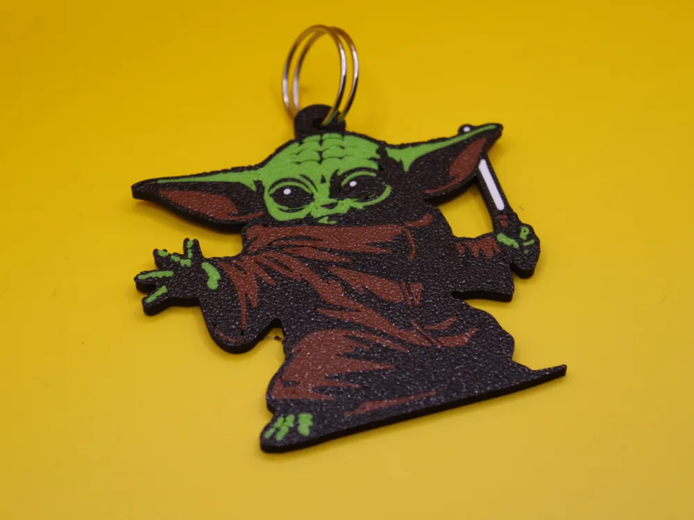 Baby Yoda keychain - starwars by Vize3Dtisku - MakerWorld