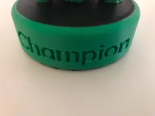 Boomerang Fu Champion Watermelon Trophy by Shwubbanub - MakerWorld