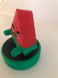 Boomerang Fu Champion Watermelon Trophy by Shwubbanub - MakerWorld