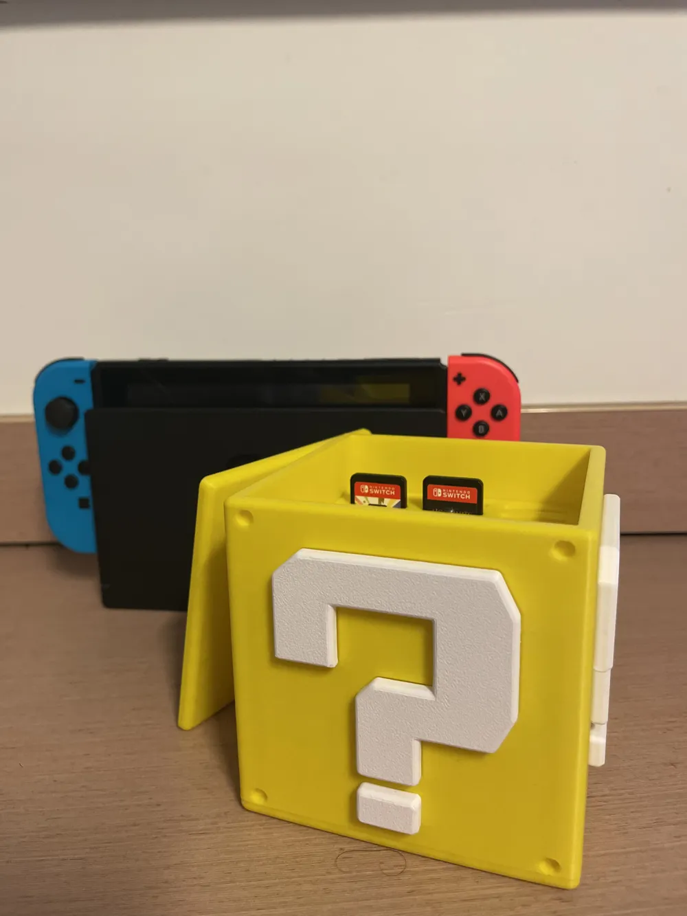 Mario Mystery Block (Switch Game Storage) - Free 3D Print Model ...