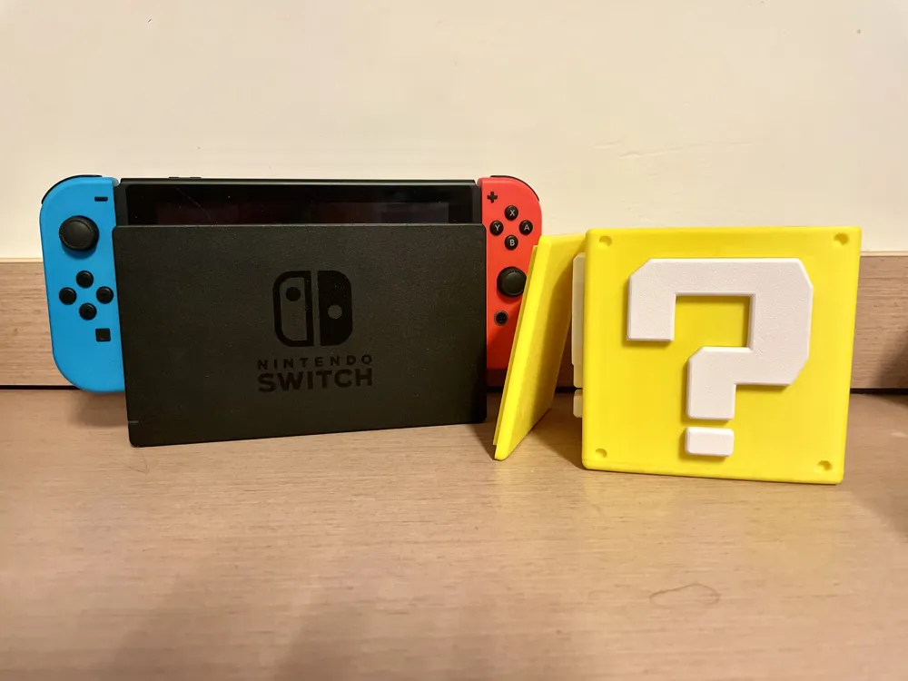 Mario Mystery Block (Switch Game Storage) - Free 3D Print Model ...