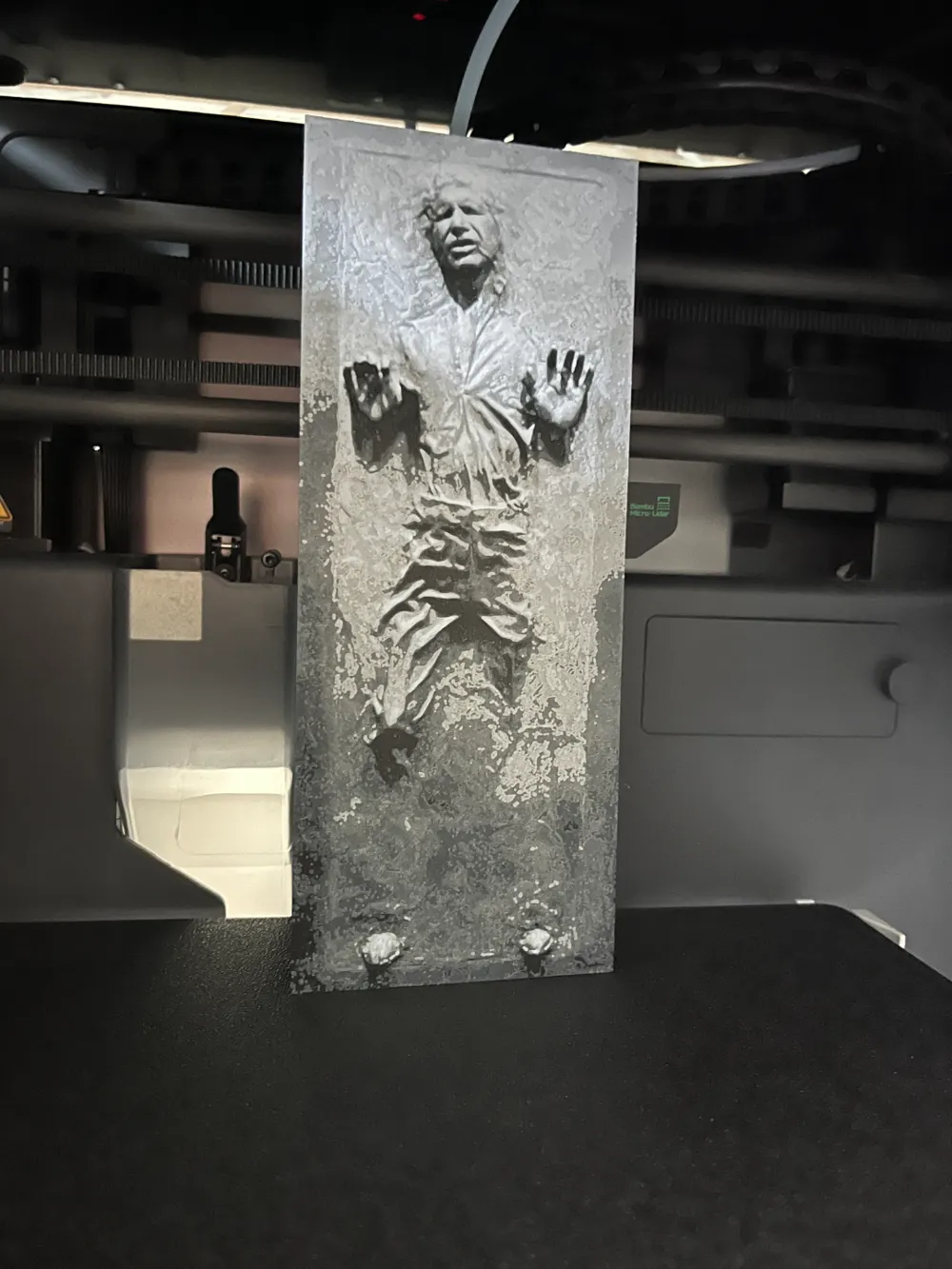 Han Solo Carbonite (Filament Painting) by Ian Smalley - hueforge ...