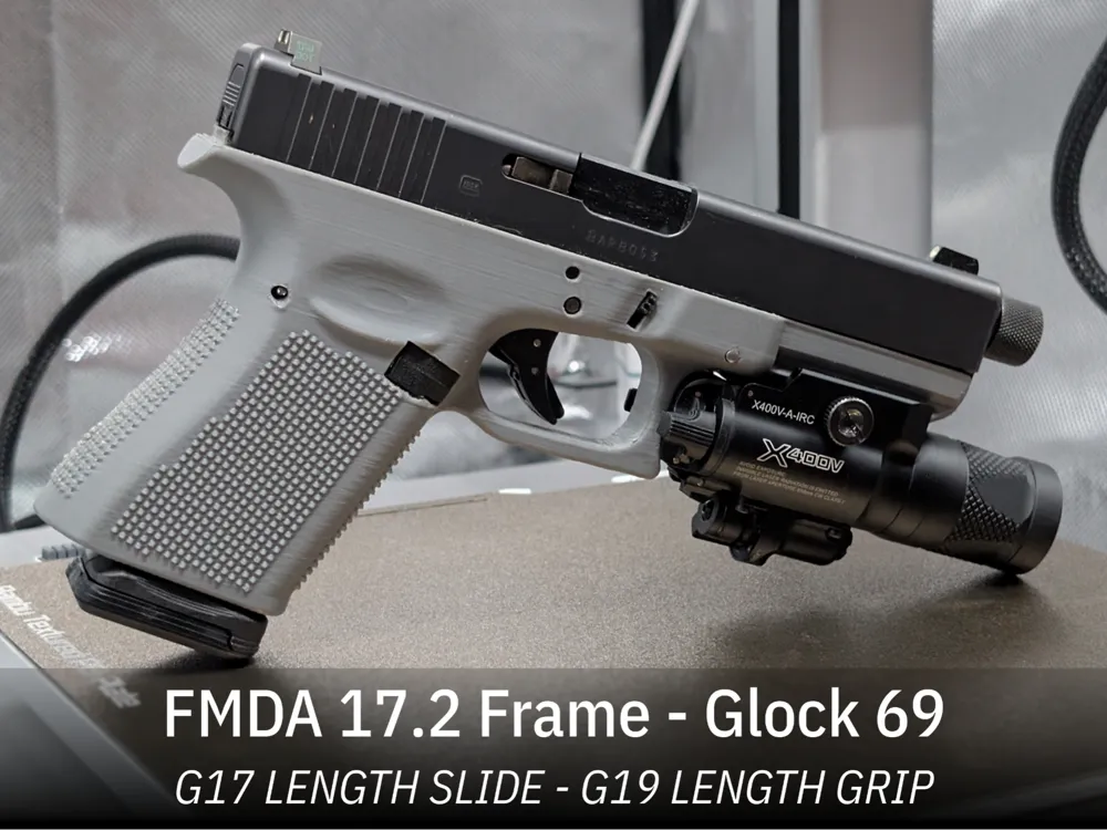 Glock 69 Frame (G17 slide w/ G19 length grip) by deez international ...