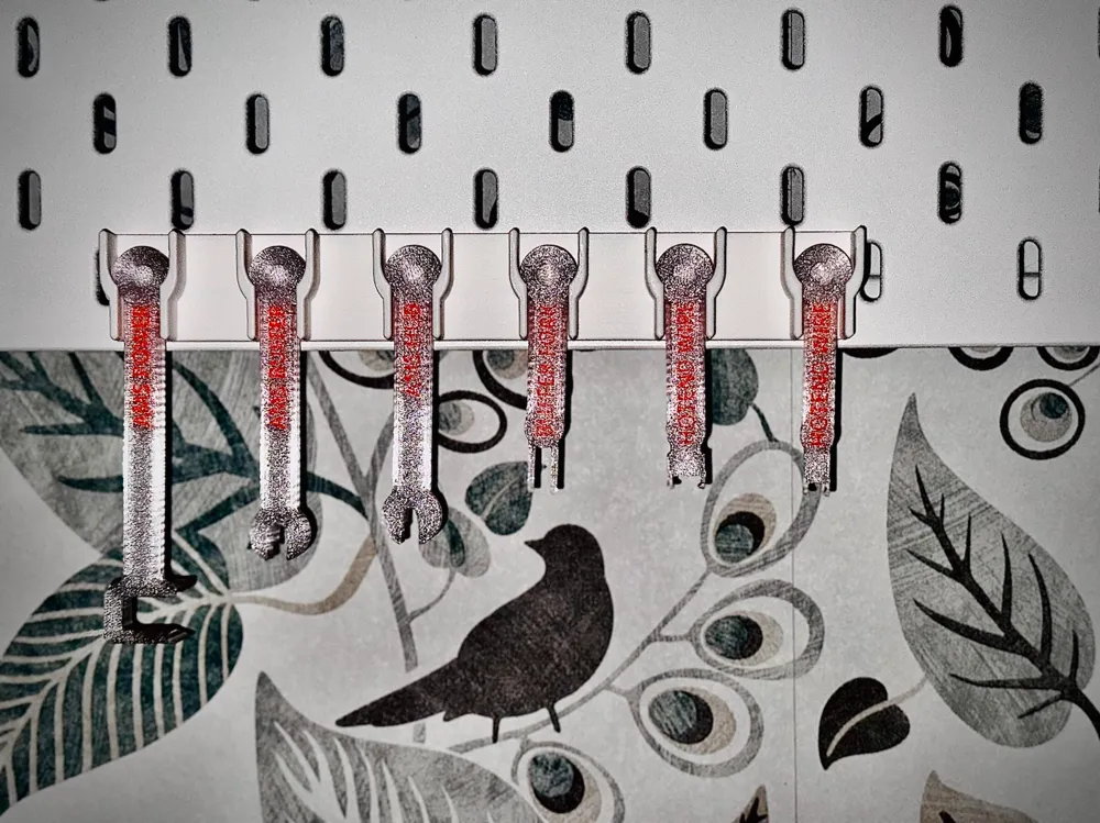 Skadis tool Holder for bambu lab tools Remixed by Unholycoconut ...