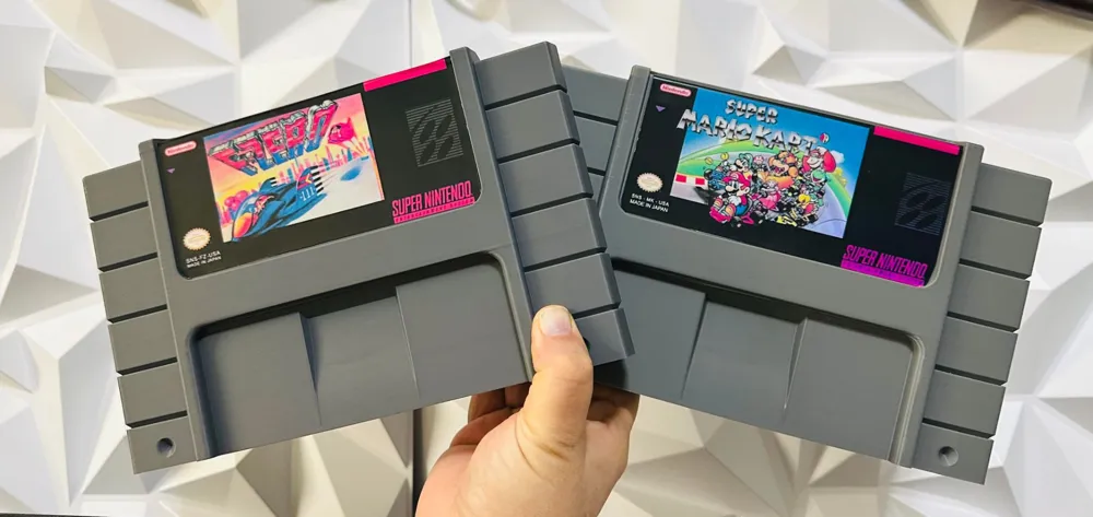 Large SNES Cartridge - Free 3D Print Model - MakerWorld
