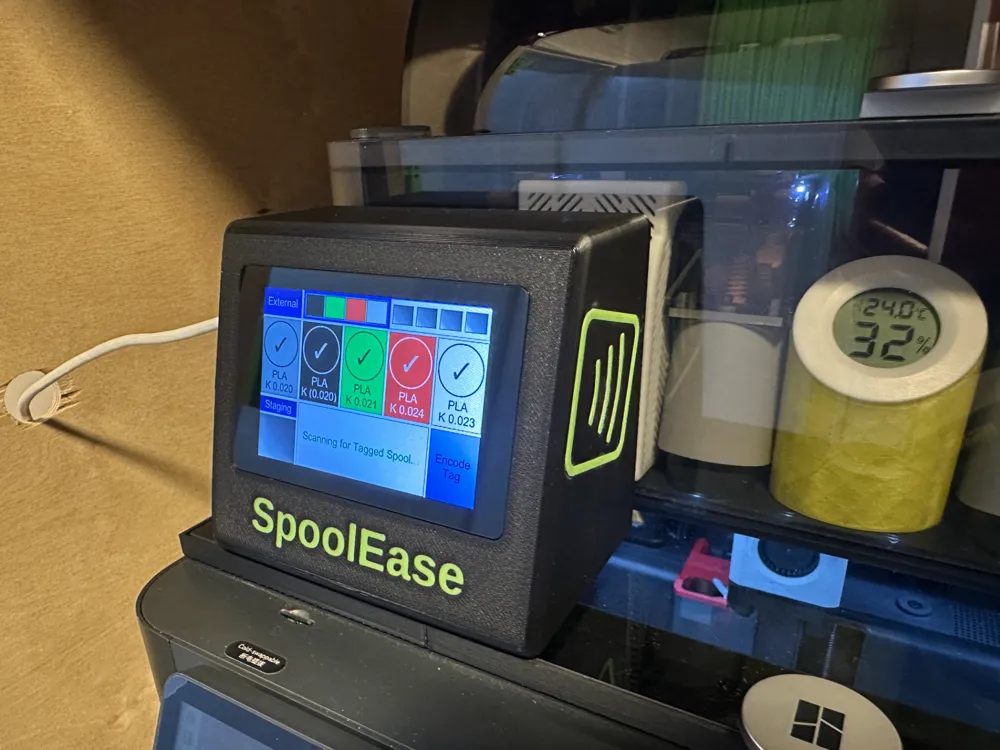 SpoolEase Console - NFC RFID Filament Management - Free 3D Print Model - MakerWorld