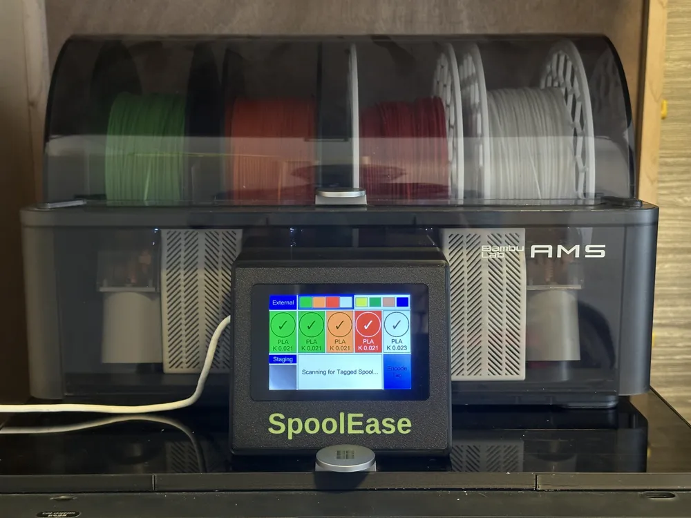 SpoolEase Console - NFC Easy Filament Handling by yanshay MakerWorld: Download Free 3D Models