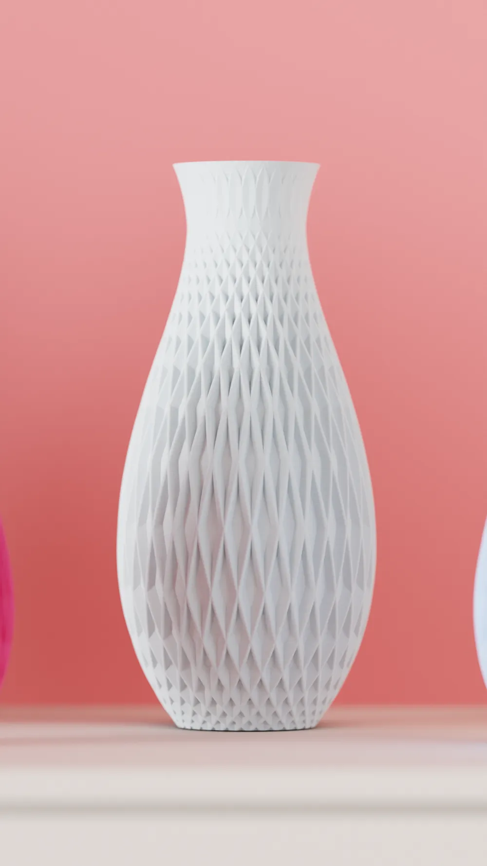 Diamond Pattern Vase - Free 3D Print Model - MakerWorld