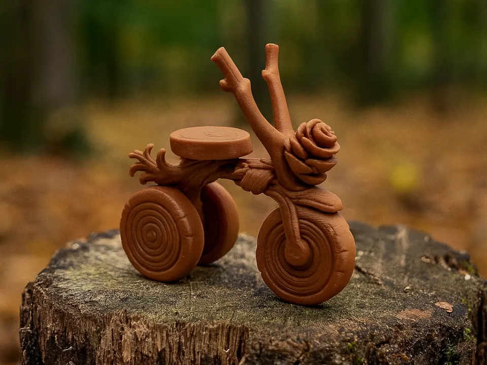 Wood Elf Branch Bike by 3D Dekoration MakerWorld: Download Free 3D Models