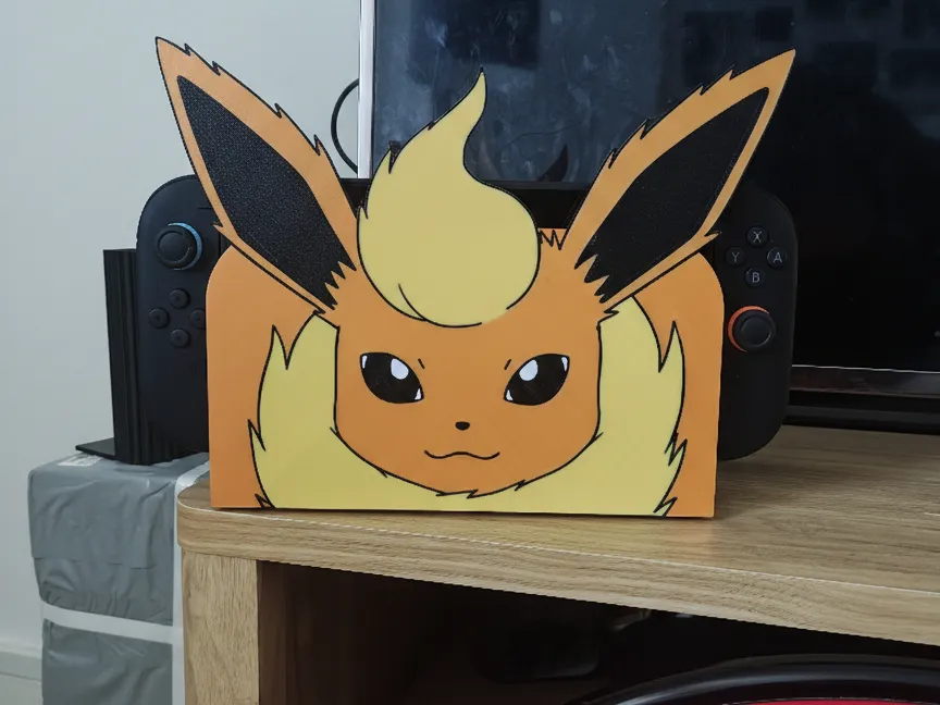 Flareon Pokémon Nintendo Switch 2 Dock-Abdeckung – Kostenloses 3D ...