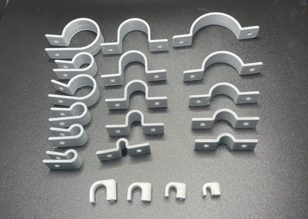 Modular Cable Clips – Multiple Sizes - Free 3D Print Model - MakerWorld