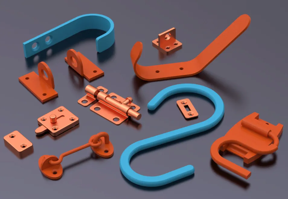 STL Hardware Parts - Hooks & Latches by STL Hardware Parts MakerWorld ...