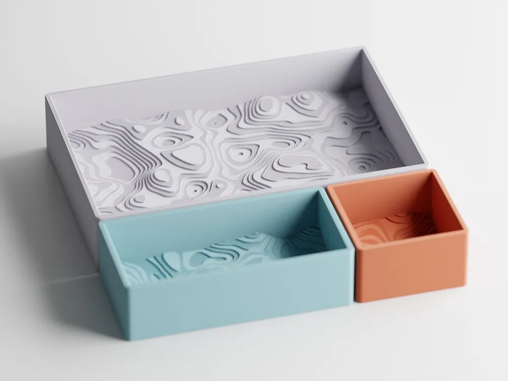 Stepped Boxes (3 Sizes) by HpInvent MakerWorld: Download Free 3D Models