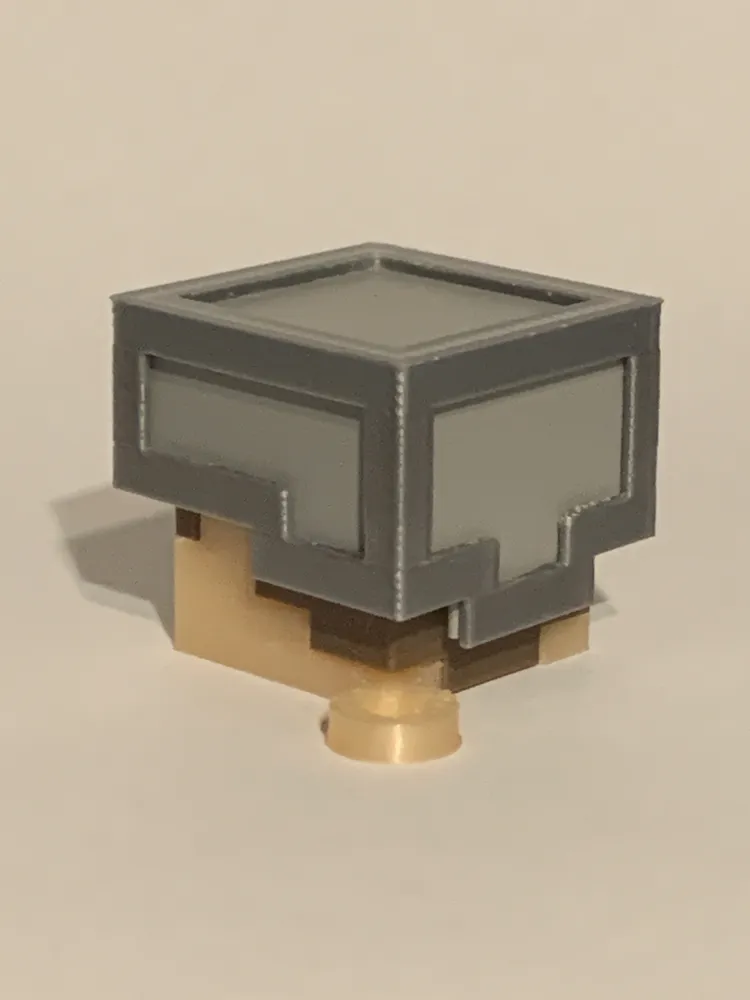 Minecraft Steve head clicky fidget keychain - Free 3D Print Model ...