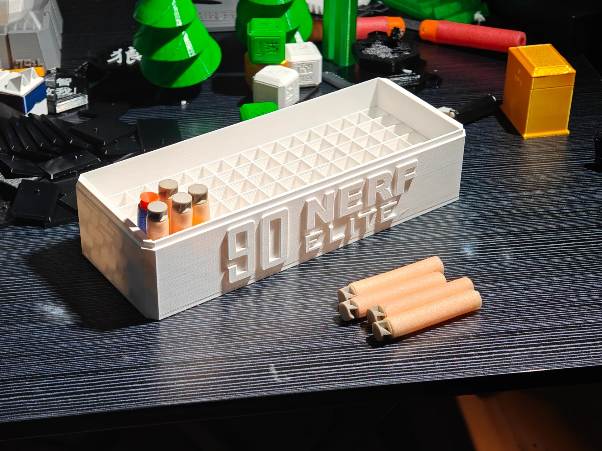 90 NERF ELITE Soft Bullet Storage Box by 腾云驾雾陈先森 - MakerWorld