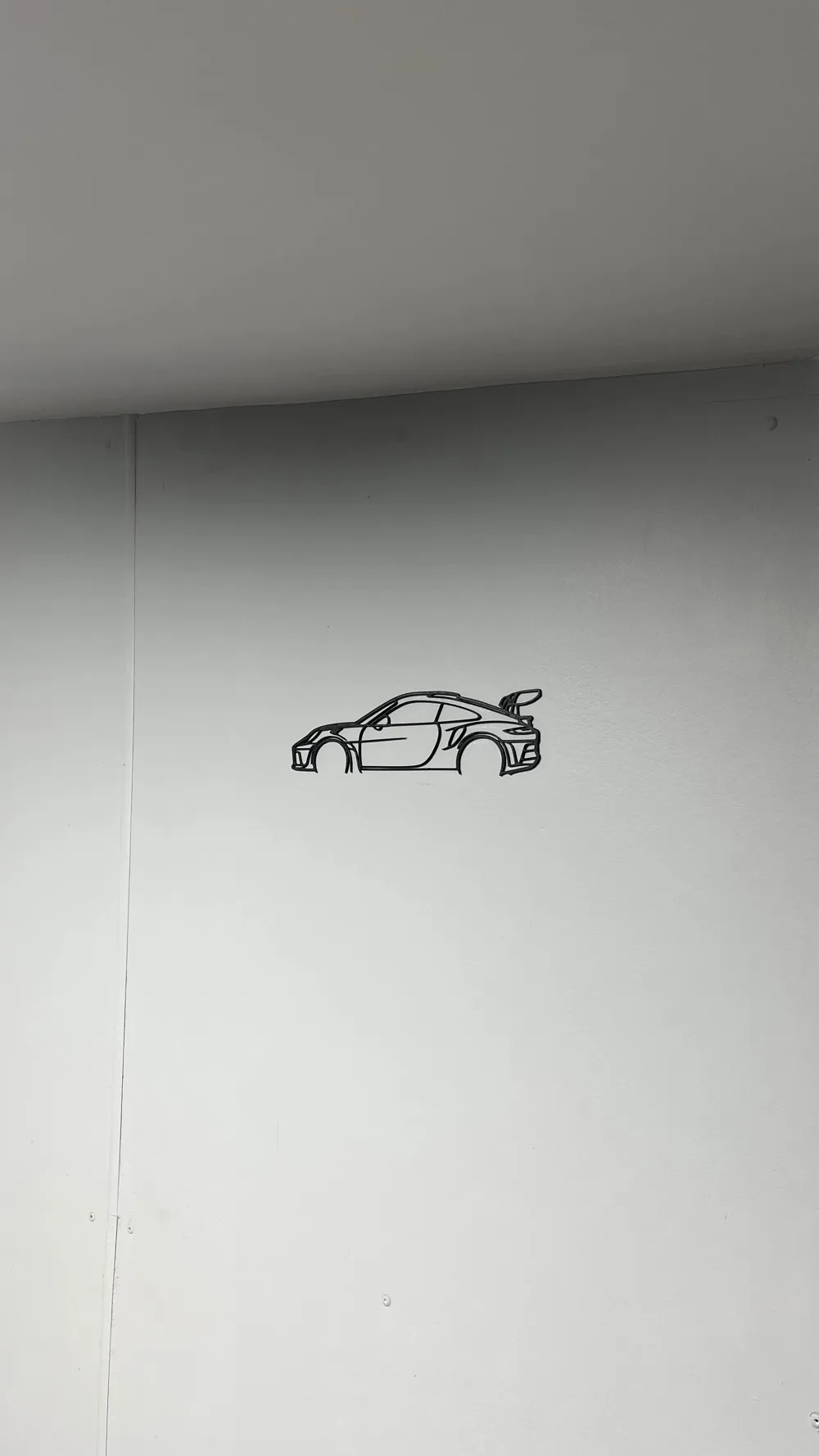 Porsche GT3 RS wall art - Free 3D Print Model - MakerWorld