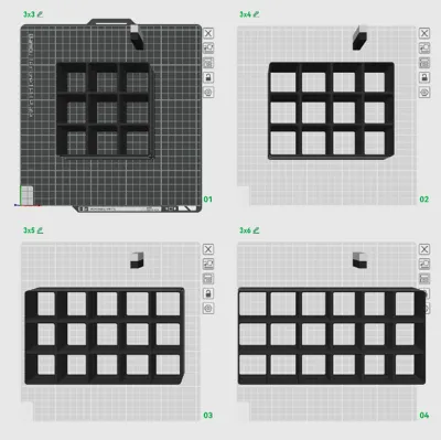 ALL SIZES!! Gridfinity stacked collection 16 tall - Free 3D Print Model ...