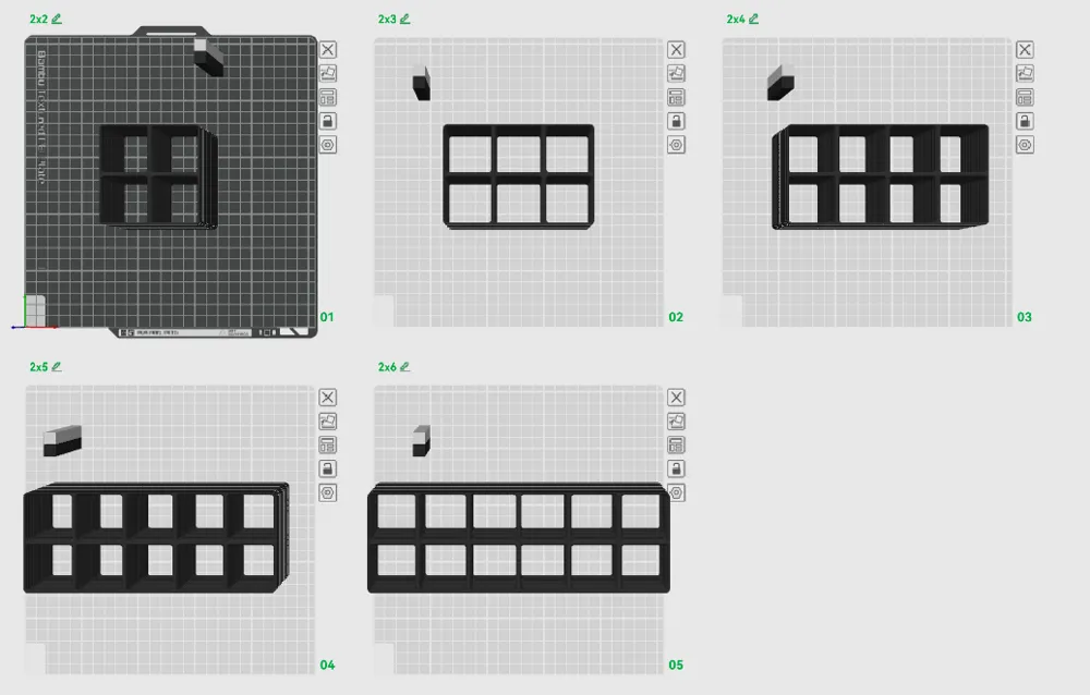 ALL SIZES!! Gridfinity stacked collection 16 tall Remixed by ...
