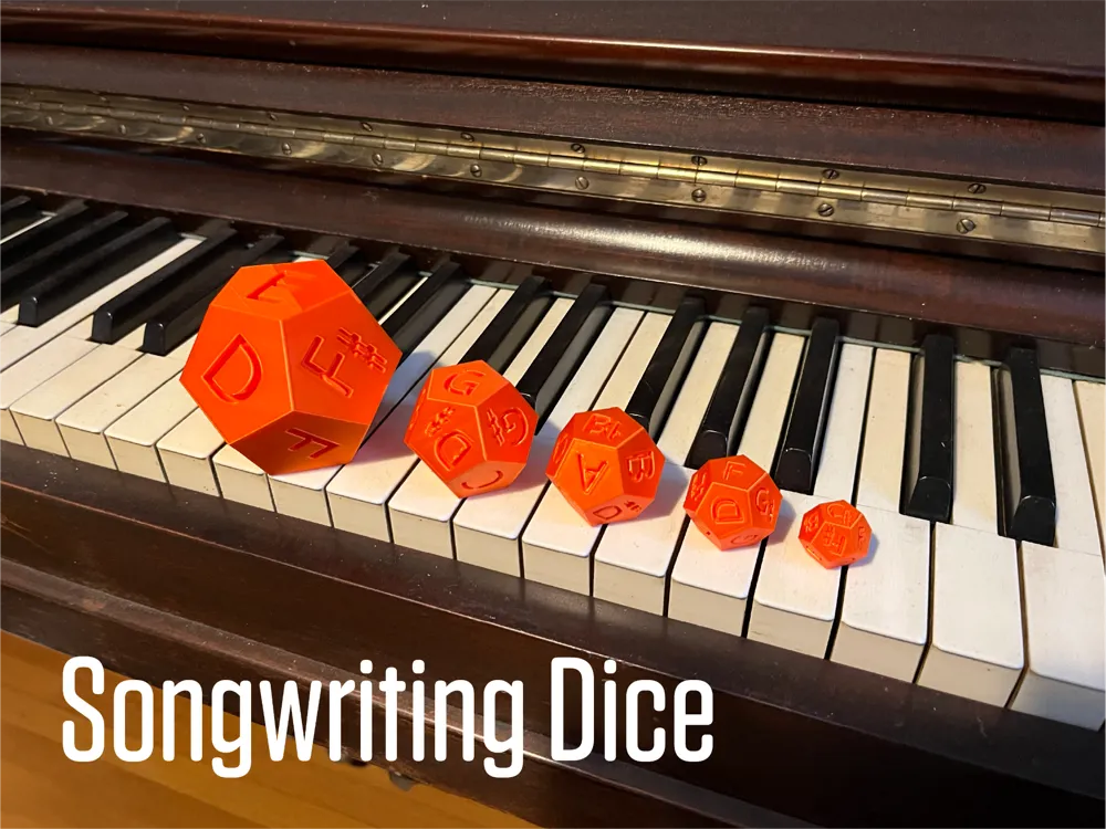 Bloctave: The 12-Sided Songwriting Dice (1 Colour) by Maker ...