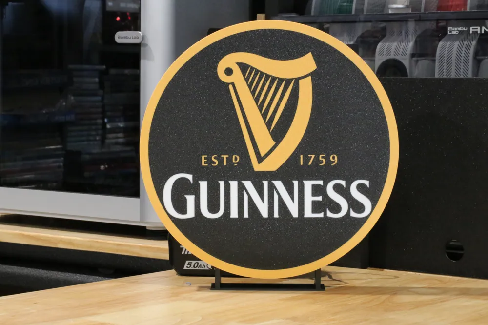 Guinness Beer LED Light Box by The 3D Print Smiths MakerWorld: Download ...