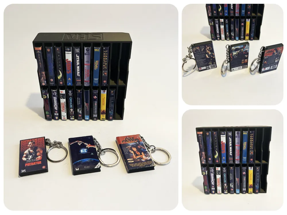 VHS Cassette Case Keyring by ScarfMeadow MakerWorld: Download Free 3D ...