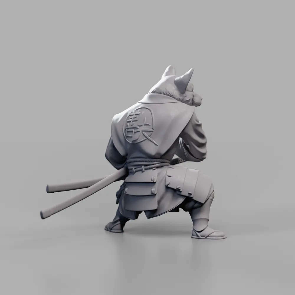 Samurai Corgi by Fenn MakerWorld: Download Free 3D Models