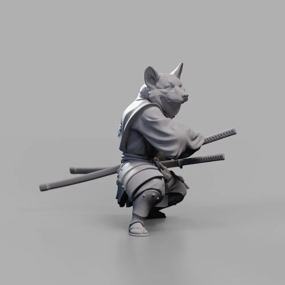 Samurai Corgi by Fenn - MakerWorld