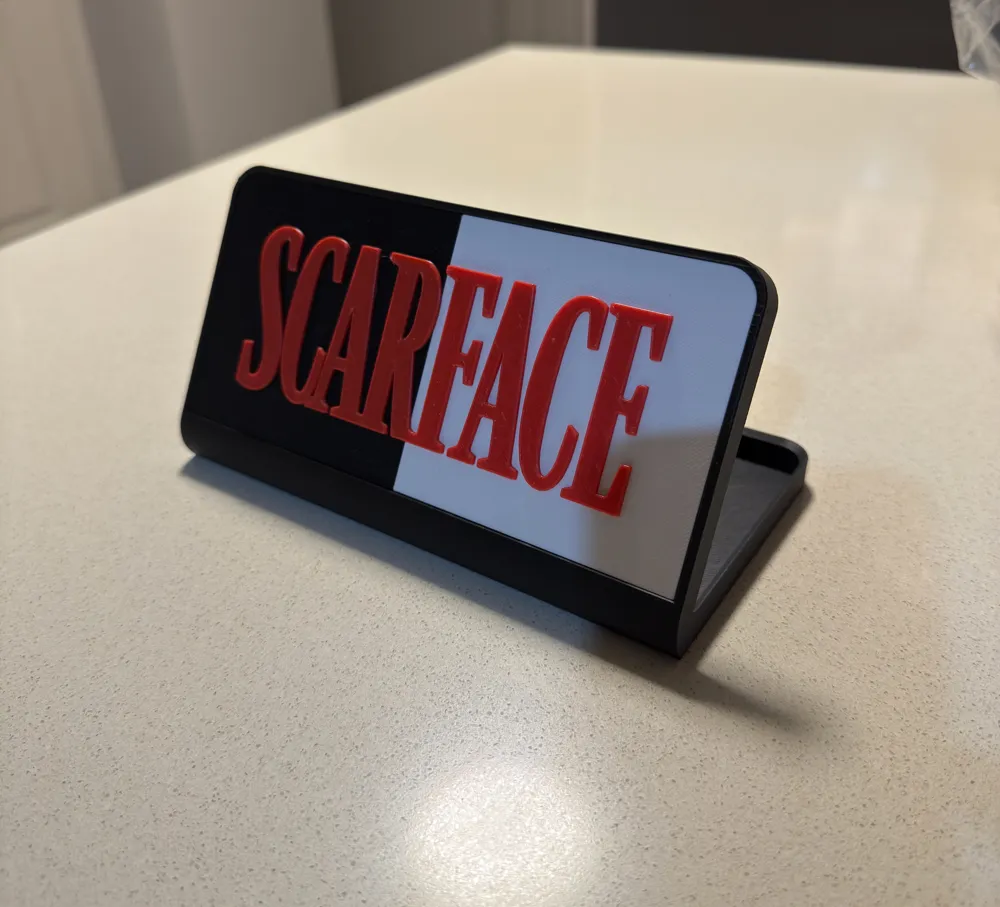 All in One - SCARFACE Phone Stand, Desk Stand - Free 3D Print Model ...