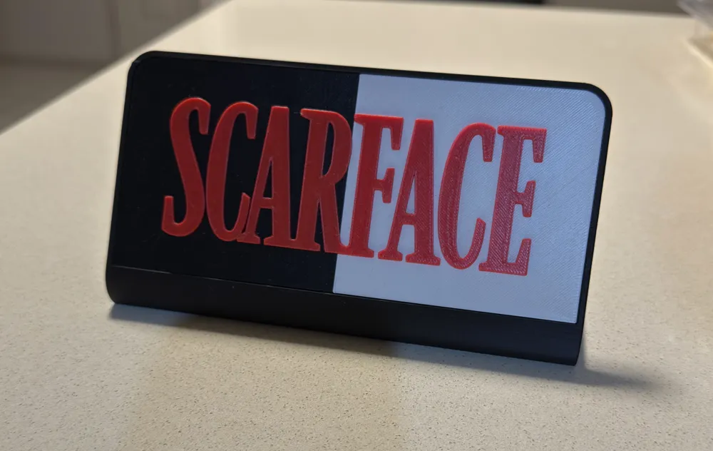 All in One - SCARFACE Phone Stand, Desk Stand - Free 3D Print Model ...