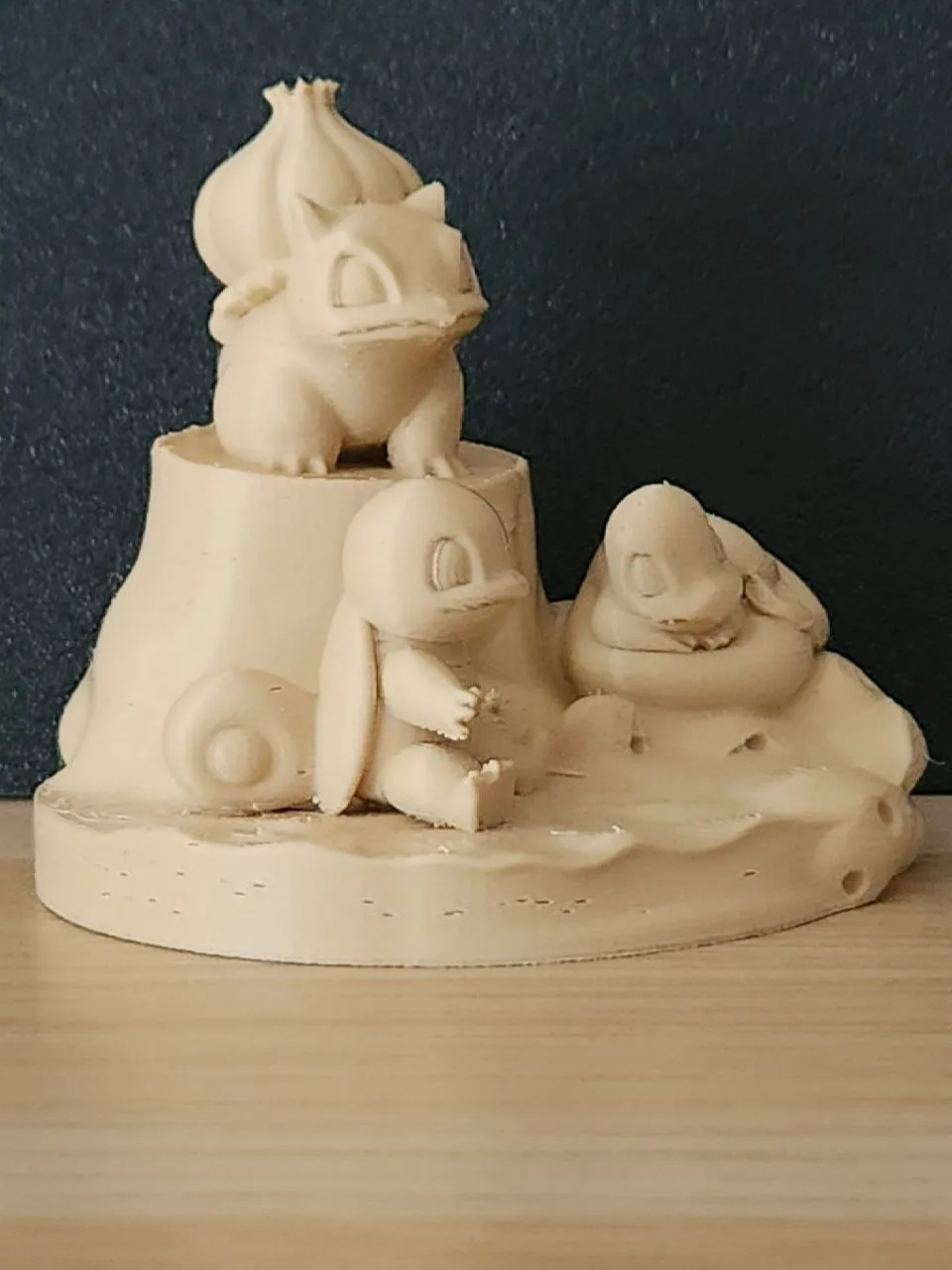 Diorama de Busto de Pokémon Inicial da Geração 1 - Modelo gratuito para ...