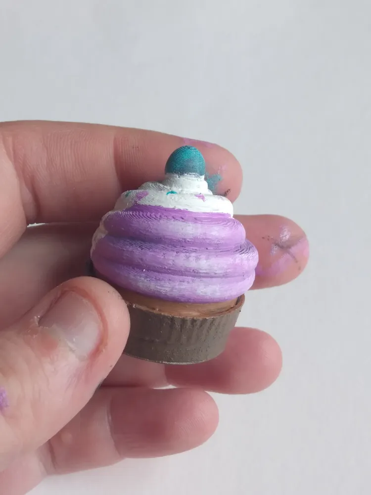 Jinx's Cupcake from Arcane - Free 3D Print Model - MakerWorld