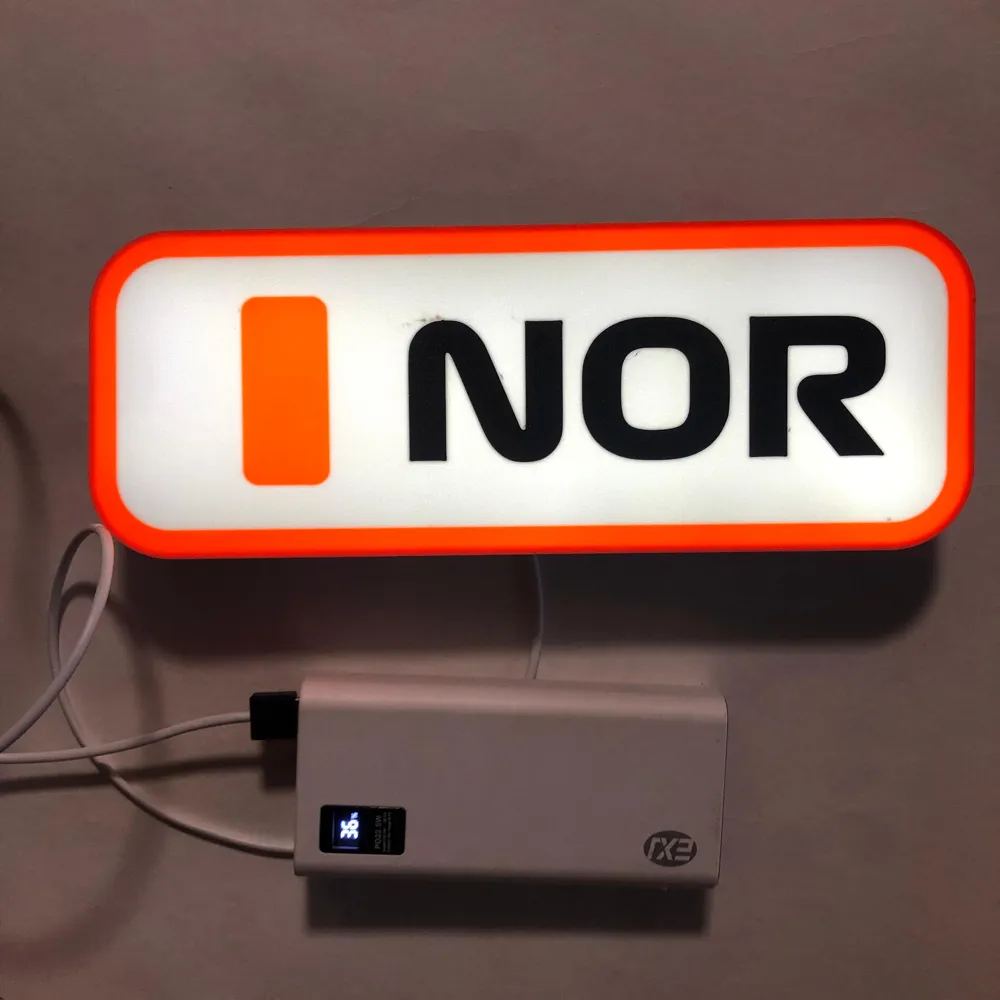 F1 Lando Norris initials lightbox - Free 3D Print Model - MakerWorld