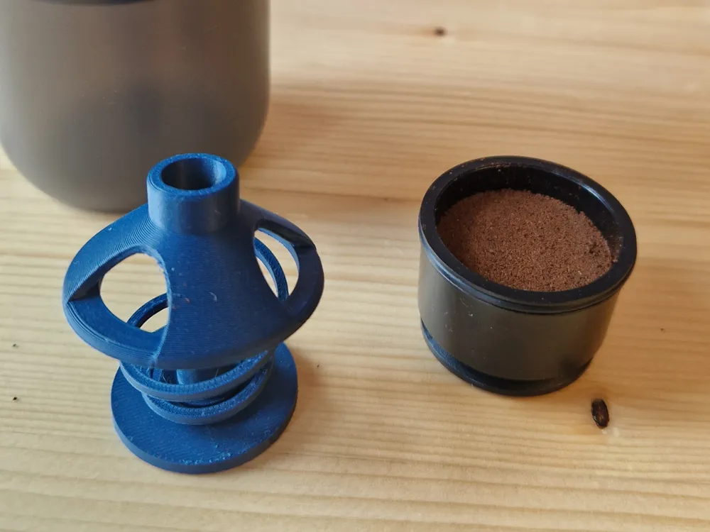 Spring loaded Coffee/Espresso Tamper - OutIn - Free 3D Print Model ...