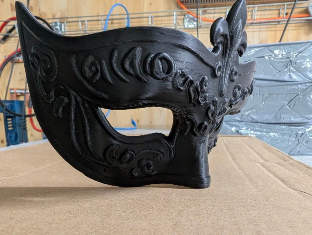 Ornate Masquerade Mask - Free 3D Print Model - MakerWorld