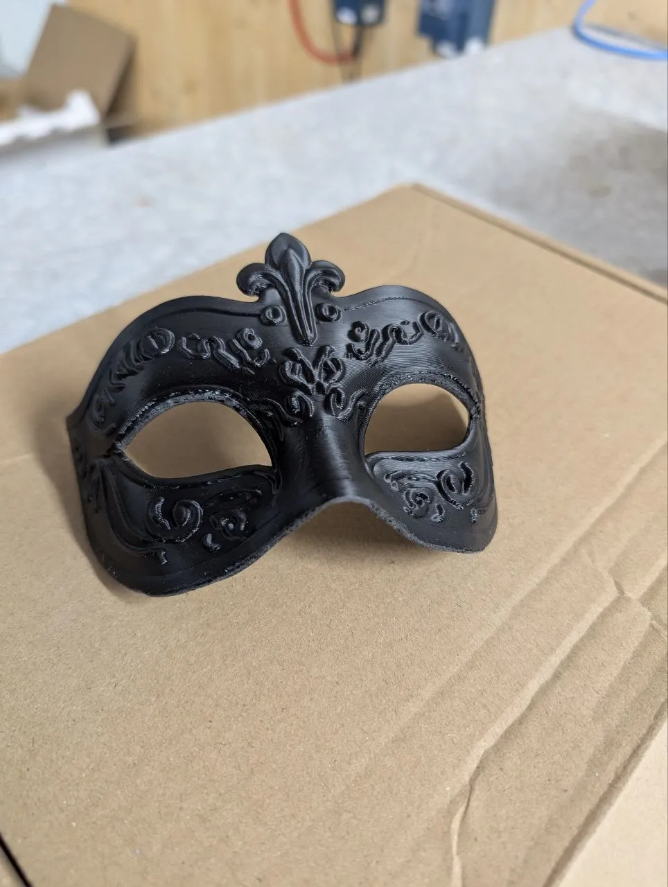 Ornate Masquerade Mask - Free 3D Print Model - MakerWorld