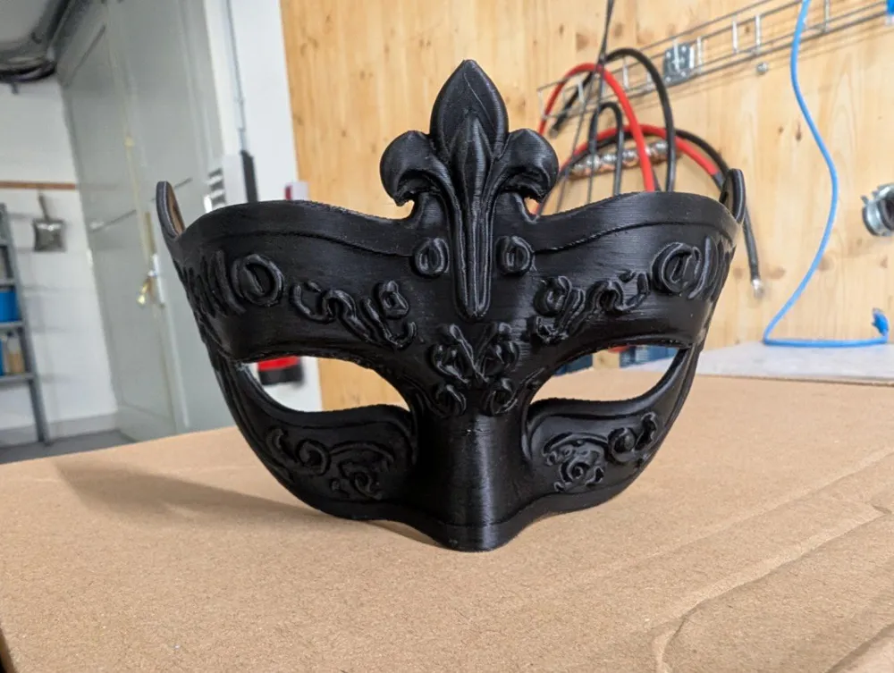Ornate Masquerade Mask - Free 3D Print Model - MakerWorld
